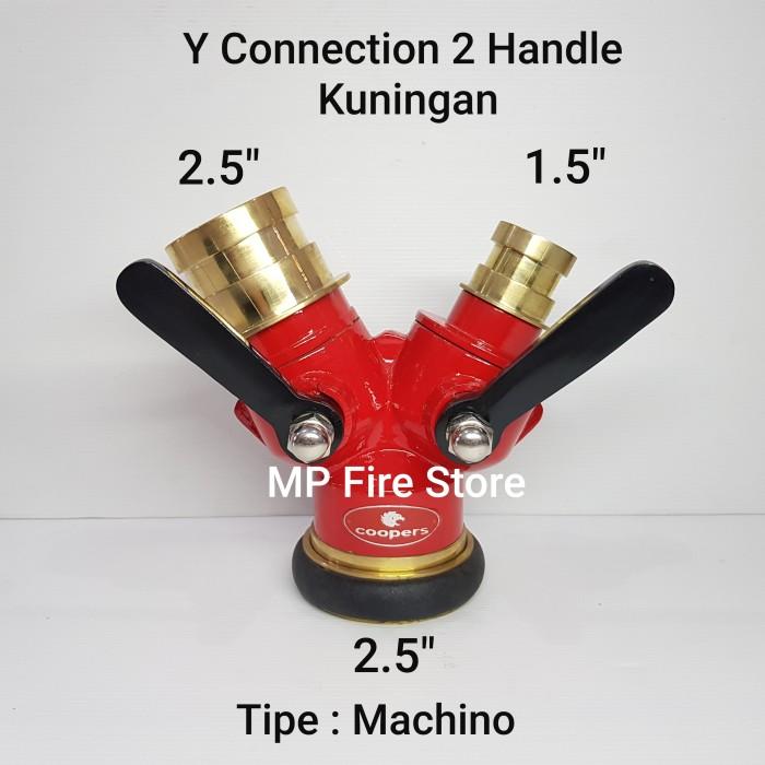 Jual Y CONNECTION 2 HANDLE 2.5 x 1.5 x 2.5 KUNINGAN FIRE BREACHING ...