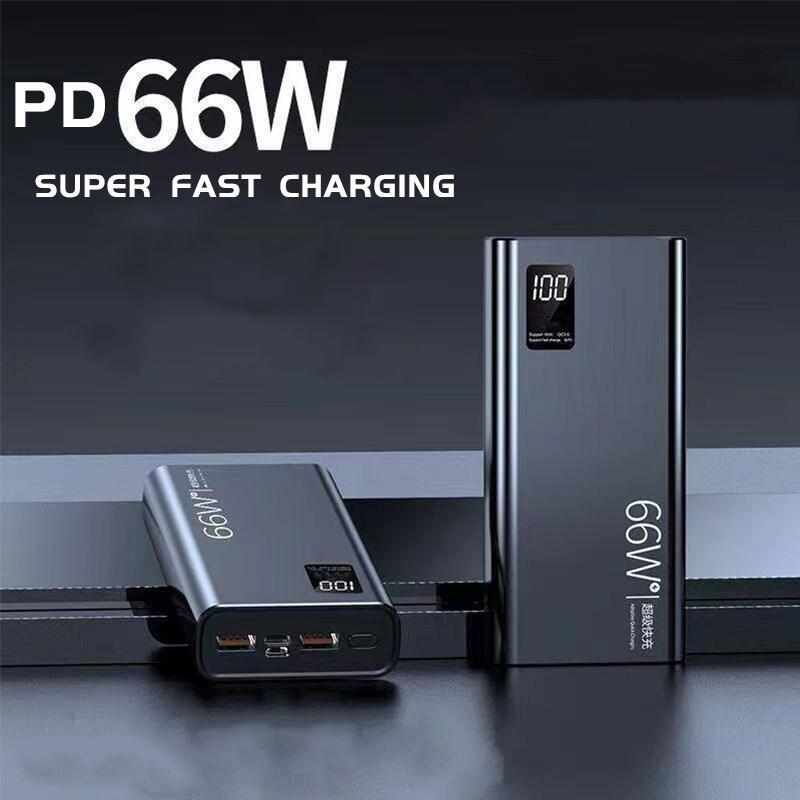 PD 66W power bank 100000mah original power bank super fast charging ...