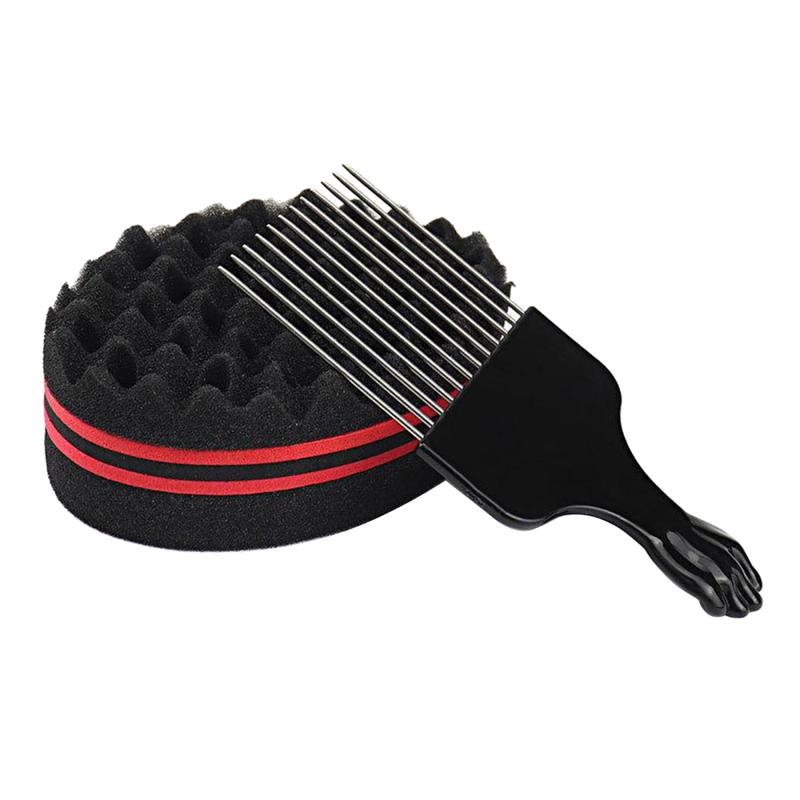 Wave Barber Hair Brush Sponge For Dreads Afro Locs Twist Cur - TikTok ...