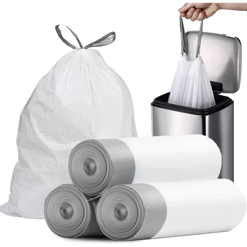 Small Trash Bags 4 Gallon - 57 Count Drawstring 4 Gallon Trash - TikTok ...
