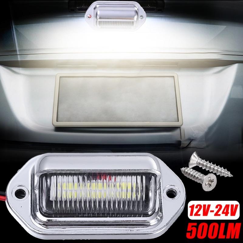 Lampu Plat Nombor Lesen Lori Kereta, LED, 6 unit, 12 / 24V, Lampu ...