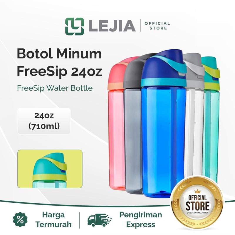 Botol Minum Owala Freesip Water Bottle with Locking Push Button 24 Oz ...