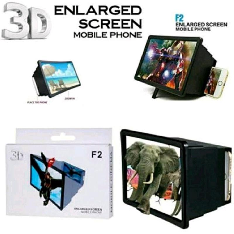 ZOOM KACA PEMBESAR LAYAR HP PROYEKSI 3D PORTABLE R2 ENLARGE F2 - Shop ...
