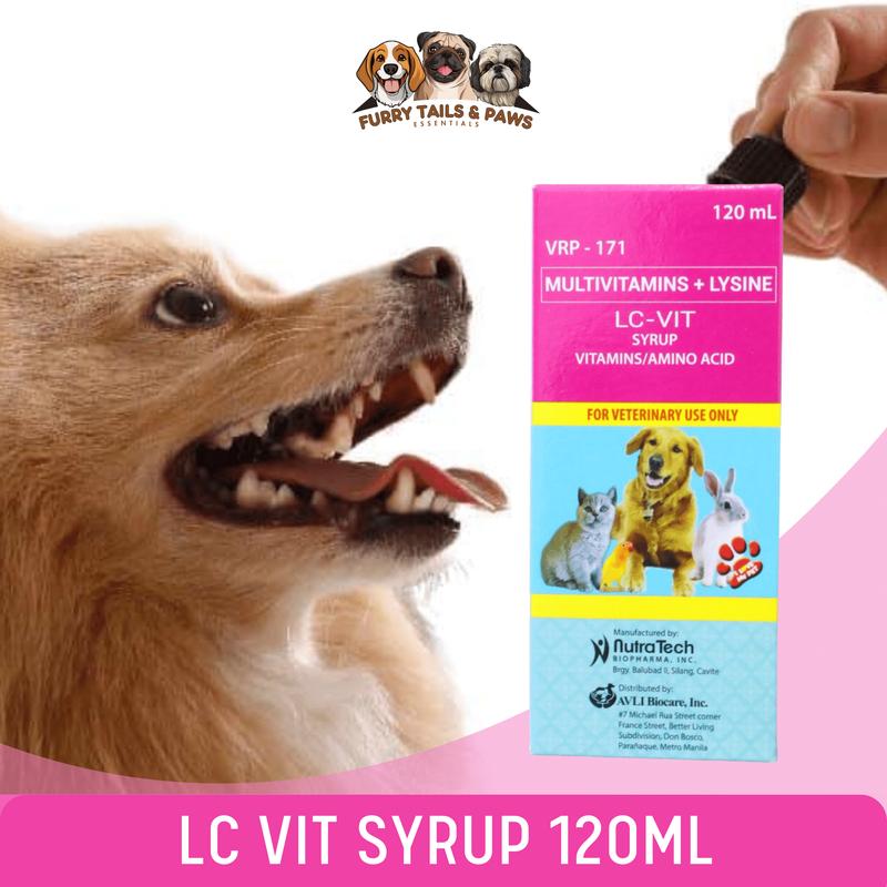 LC-VIT MULTIVITAMINS SYRUP 120ml for dogs and cats - TikTok Shop ...