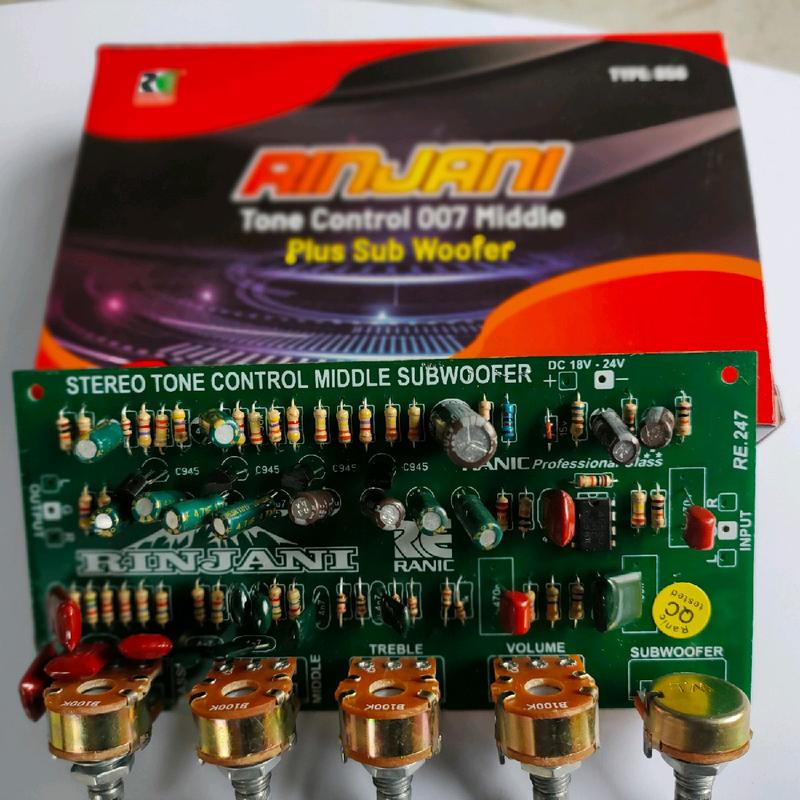 kit tone control stereo middle plus subwoofer DC 12v Rinjani - Shop ...