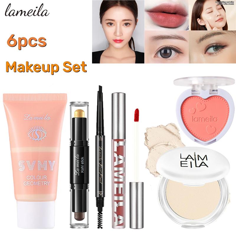 LAMEILA 6pcs Makeup Set Waterproof Beginner Beauty 6-Piece Set - TikTok ...
