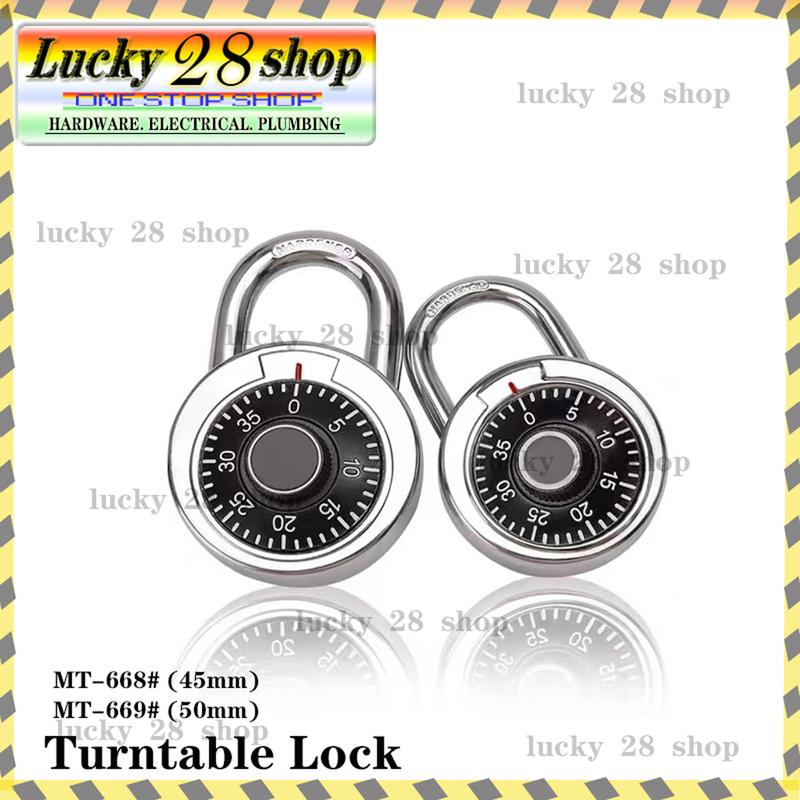 MMT ROUND TURNTABLE LOCK (PASSWORD/DIGIT CODED PADLOCK) - TikTok Shop Philippines