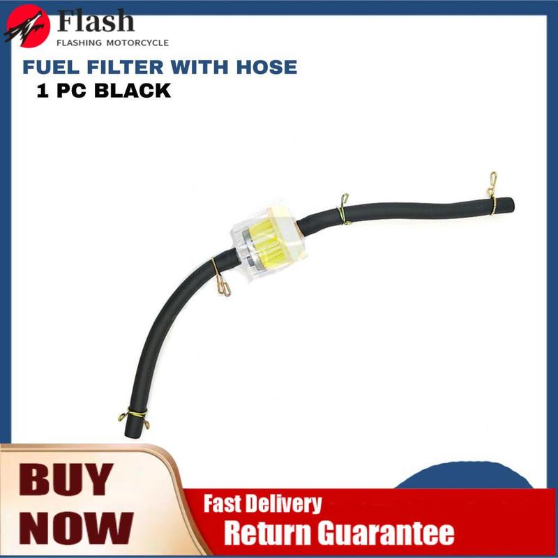 Flashing Motorsports UNIVERSAL FUEL FILTER WITH HOSE (PER PIECE ...