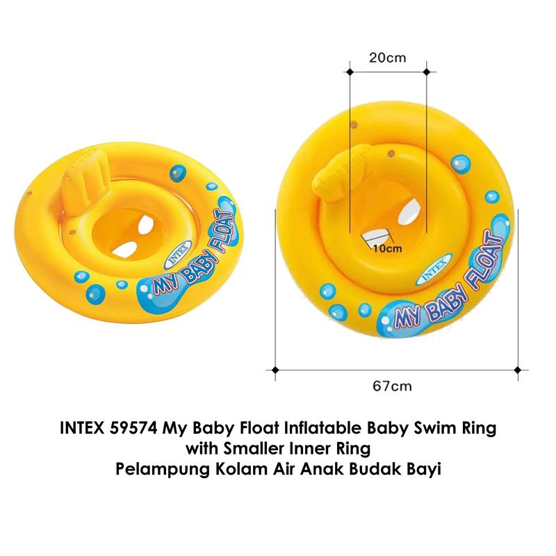INTEX 59574 Pelampung Renang Bayi 'My Baby Float' Sesuai Untuk - TikTok ...