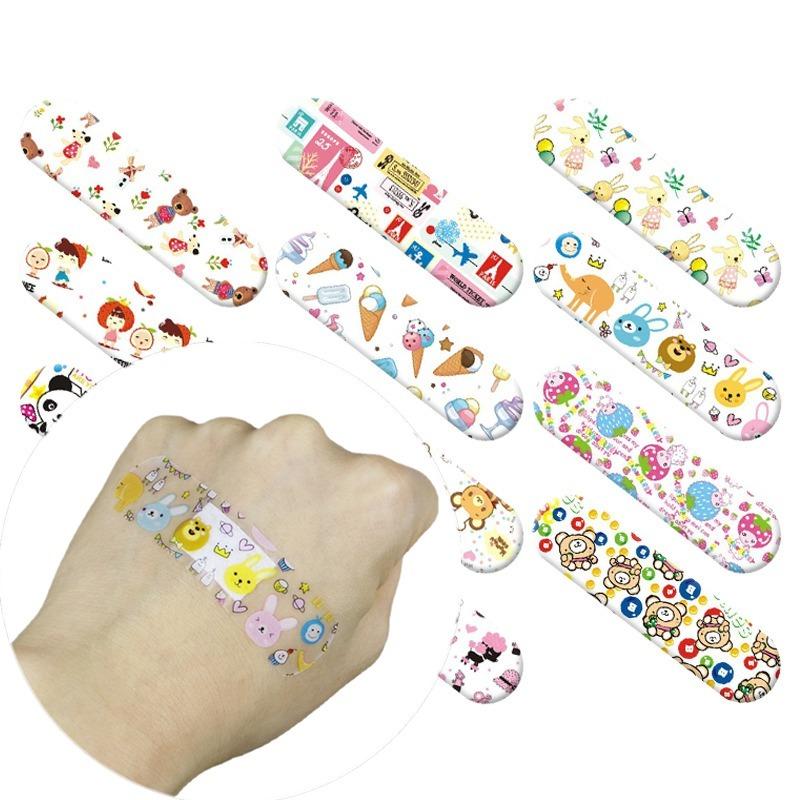 100pcs/set Cartoon Band Aid for Children Kids Mini Breathabl - TikTok ...