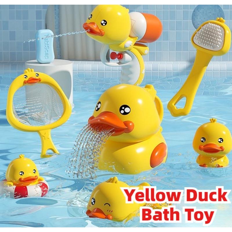 Set Mainan Mandi Itik Kuning, Sesuai untuk Mandi, Bermain Renang ...
