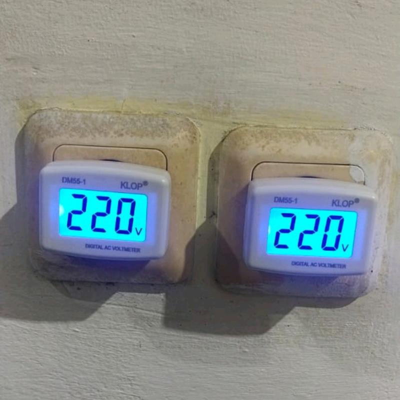 Alat Ukur Voltase Listrik Volt Meter AC Digital - Shop | Tokopedia