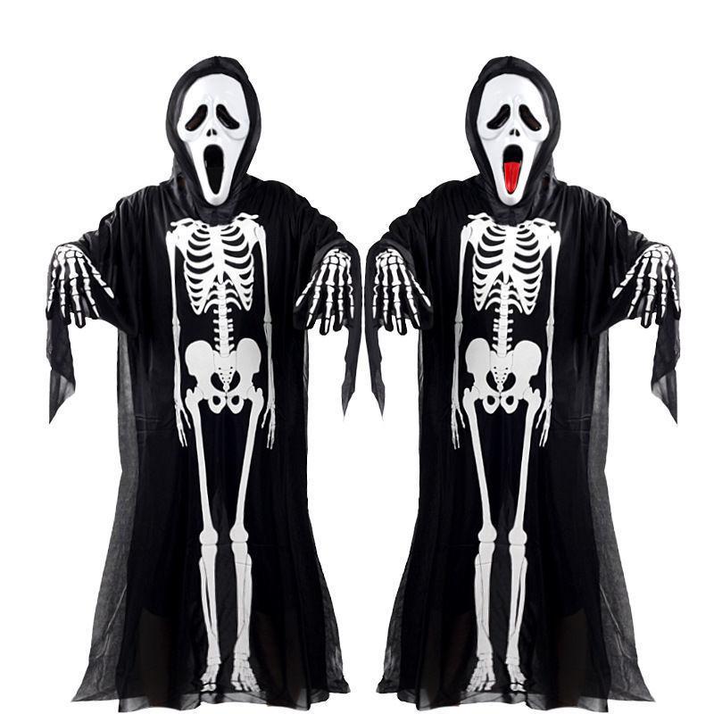 Pakaian Hantu, Tema Halloween, Topeng, Alat Peraga Kostum Kanak-kanak ...