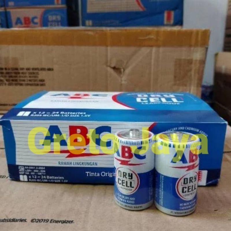 Baterai ABC Besar Tipe D Type Ukuran R20 Big Batrai Size R 2 - Shop ...