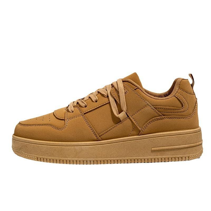 Kasut Papan Skate Khaki Low-Top Lelaki, Ketibaan Baru Musim Bunga ...