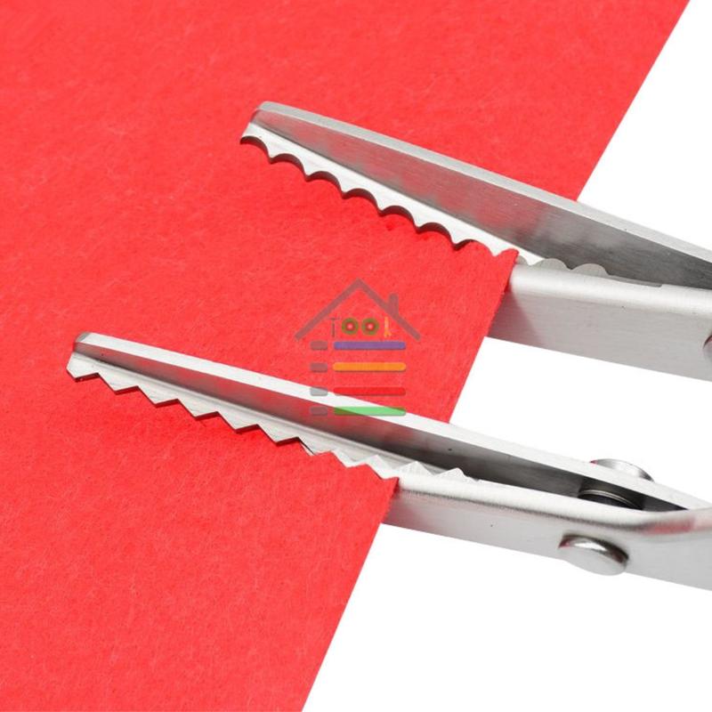 GUNTING KAIN KERTAS MODEL SEGITIGA/GELOMBANG 3/5/7 MM Stainless - Shop ...