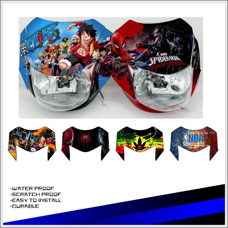 Bajaj 100 & 125 Cowling Sticker Decals Glossy Laminated scratch ...