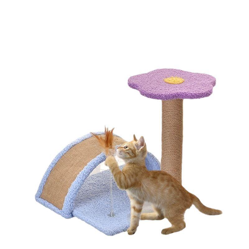 Cat Crawling Frame Cute Integrated Small Cat Crawling Frame Cat Sisal ...