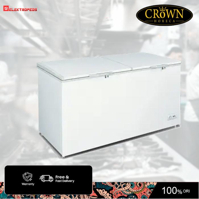 Jual CROWN Chest Freezer Box BD-550 Frizer Rumahan 550 Liter - Upright ...