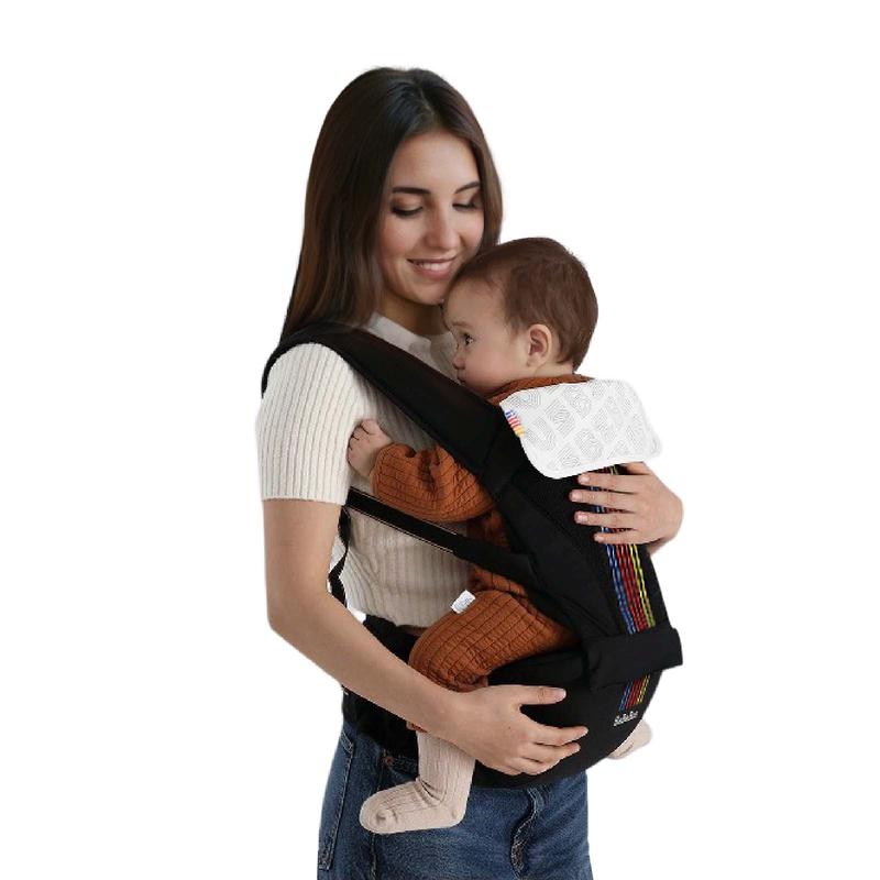 BeBeBus Neon+ Baby Carrier with Hip Seat，All-Season for Hands-Free ...