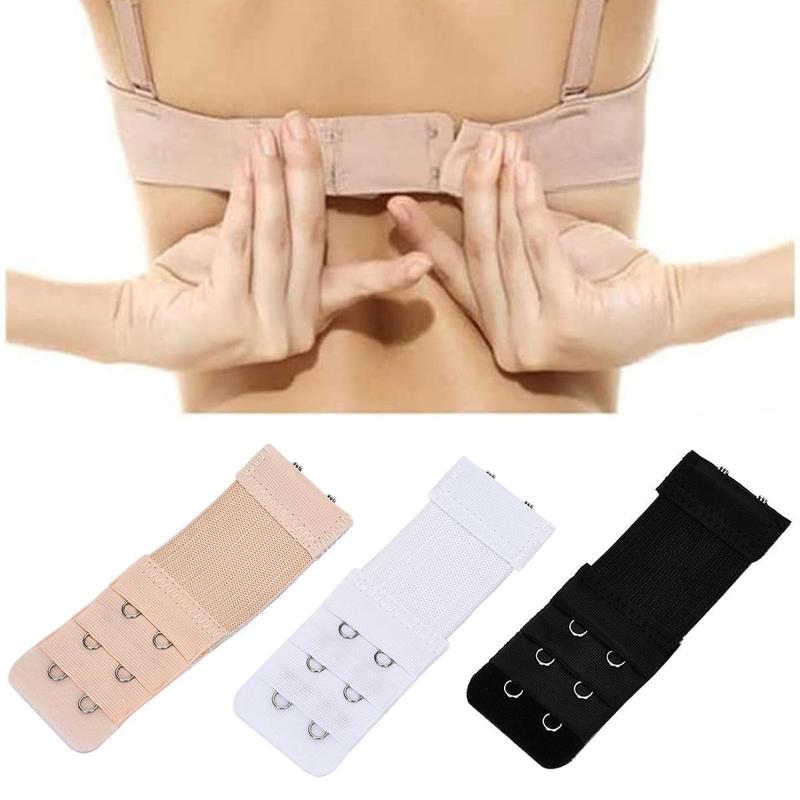 Pemanjal Bra, 3 Baris, 2 Cangkuk, Untuk Wanita, Sambungan Genggam Nilon ...