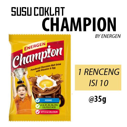 Energen Champion Coklat Minuman Malt dengan Telur Protein - - Shop ...