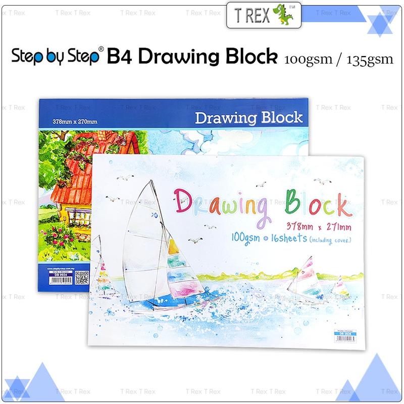 Step by Step B4 Drawing Block / Drawing Paper Art Sketching Book ...