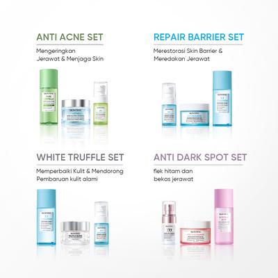 SKINTIFIC Paket 3pcs set moisturizer +Toner + Facial Serum Bundle ...