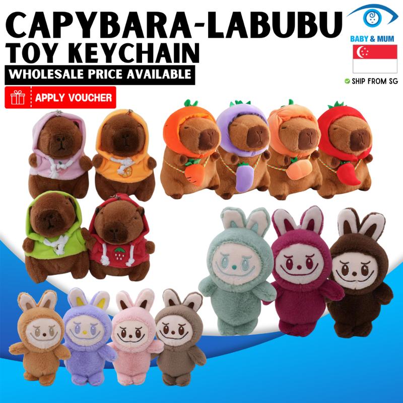 Capybara - Labubu Toy Keychain | Cute Mini Keychain for Bags - TikTok ...