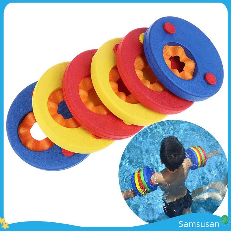 6PCS Rings Swimming Tools Swim Pool Floating Sleeves EVA Foa - TikTok ...