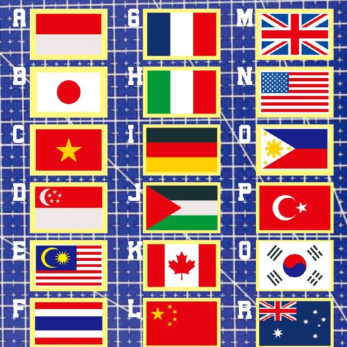 Jual Cutting sticker Bendera untuk variasi - O. PHILIPPINES - Kab ...
