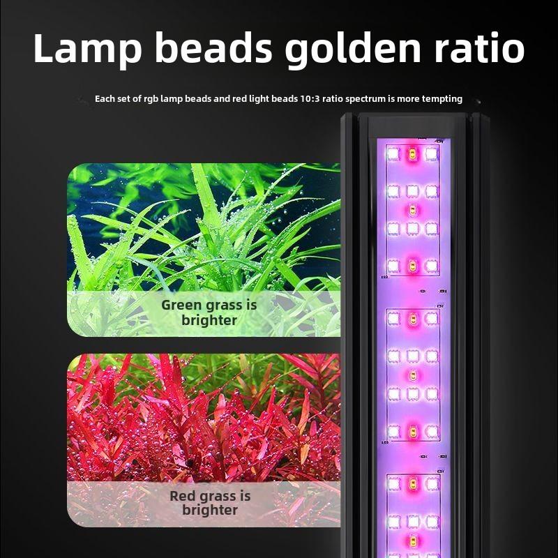 Fish Tank Intelligent Water Plant Light RGB Full Spectrum Le - TikTok ...