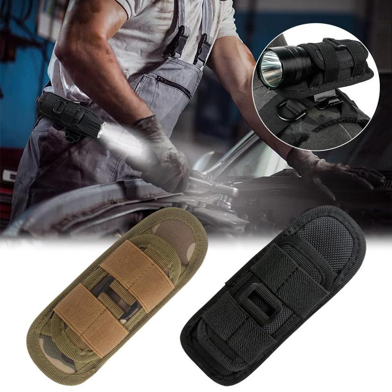 Rotatable Flashlight Bag Belt Clip Torch Carry Case With 360 - TikTok ...