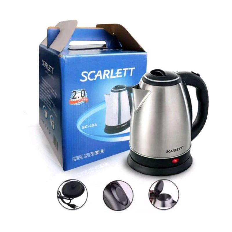 scarlet 2.litre scarlet kettle cordless wireless electric kettle ...