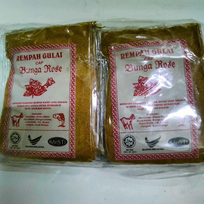 Rempah Gulai Cap Bunga Rose - TikTok Shop Malaysia