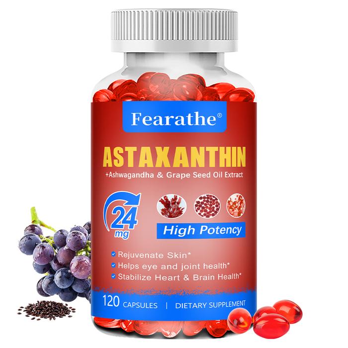 Promo Fearathe Astaxanthin Health Supplement - 24mg + Ashwagandha ...