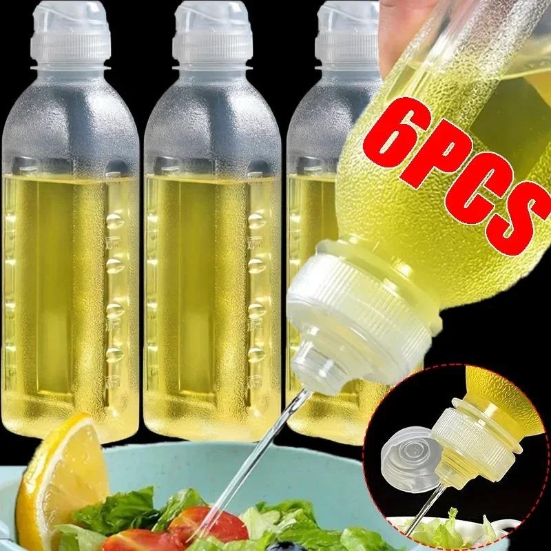 3/6 Pcs 300/500ML Squeeze Seasoning Bottles Screaming Oil Control ...