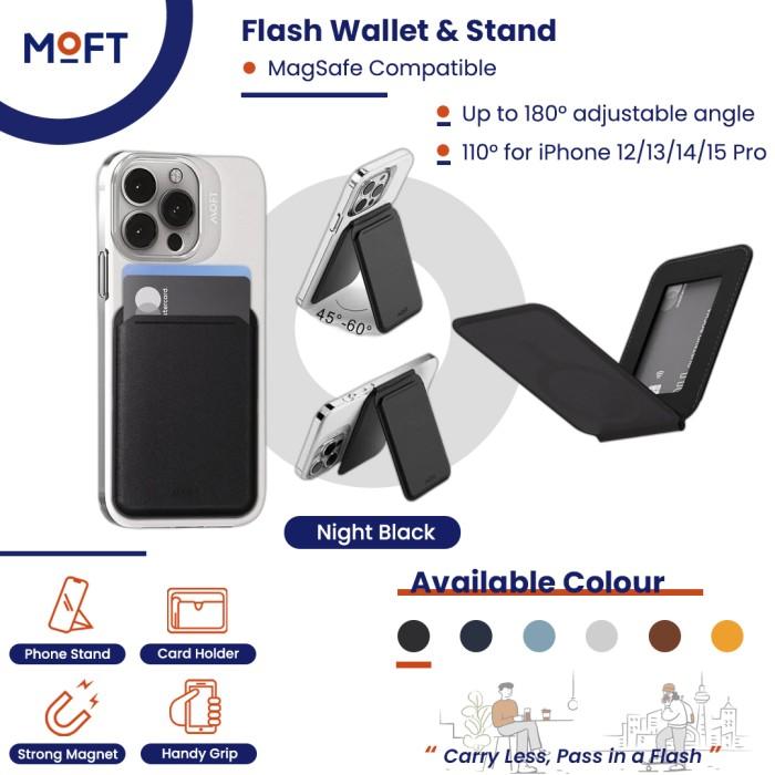 Jual MOFT Flash Wallet & Stand - MagSafe Compatible - Sienna Brown ...