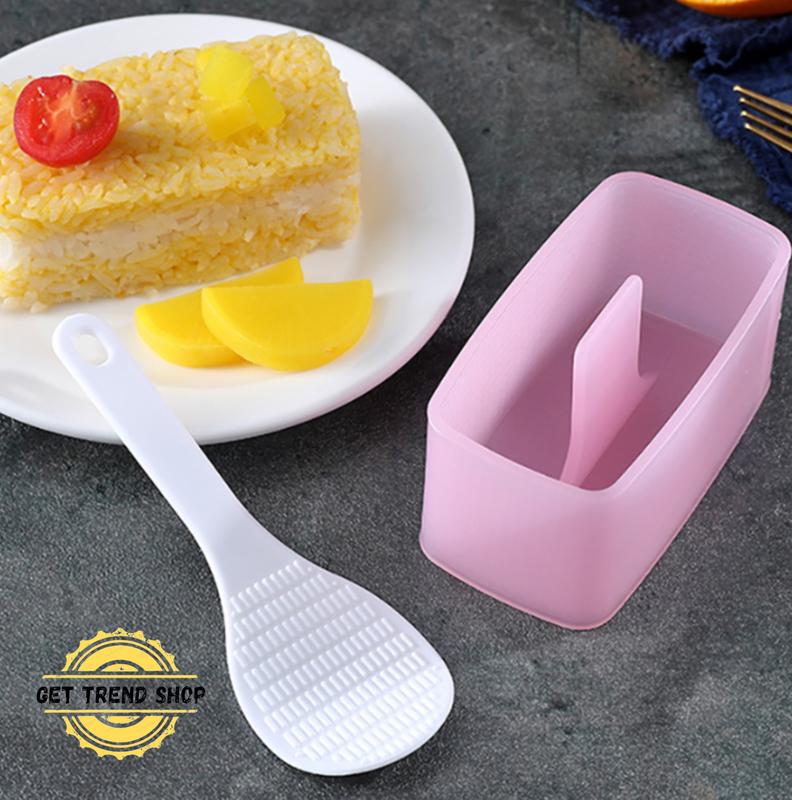 Get Trend Rectangular Press Plate Scoop Rice Meat Molder DIY - TikTok ...