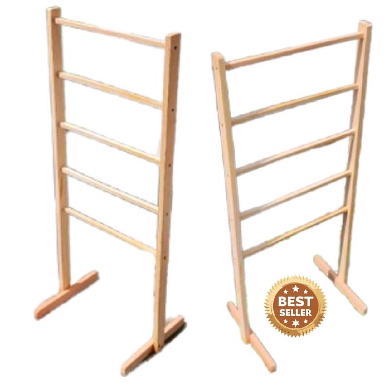 Rak Handuk/Rak Mukena Rak Sajadah Rak Warung Rak Kayu Serbaguna - Shop ...