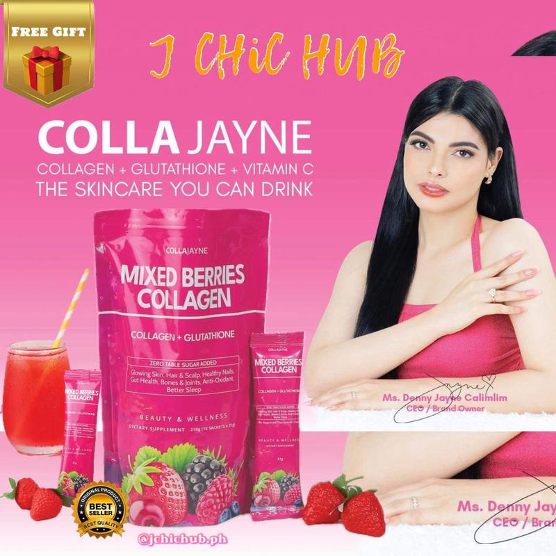 10 Sachets M Berries Collagen By Jayne's Jewels Stevia sweetener ...