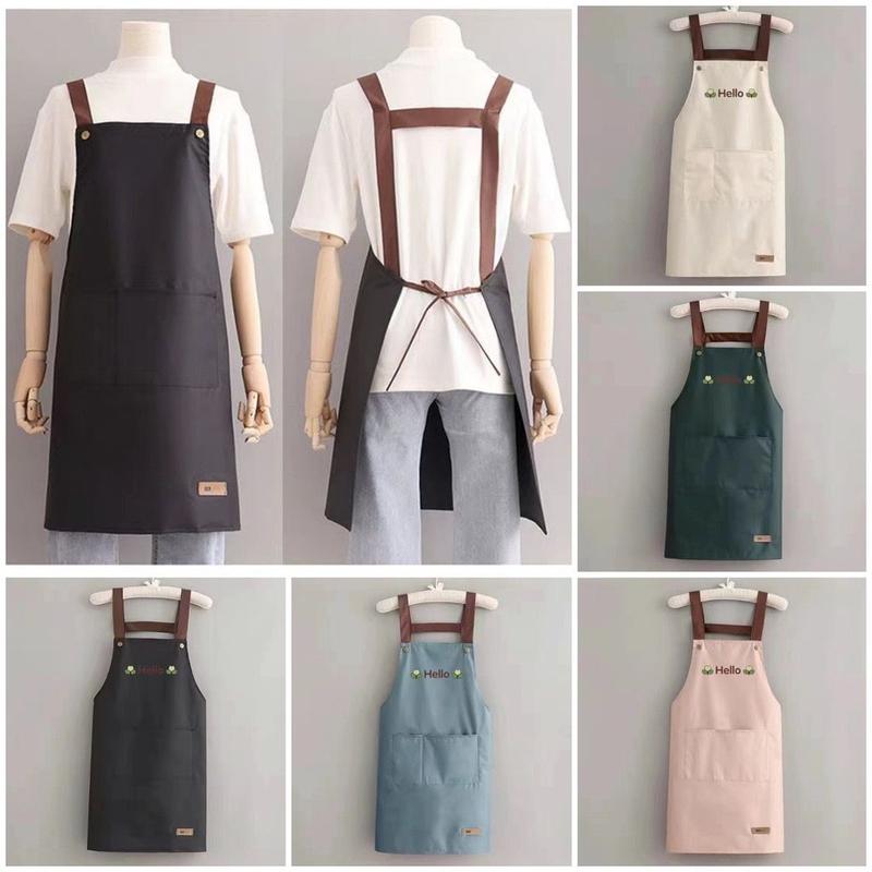 Apron Dapur Apron Kalis Air dan Kalis Minyak Apron Kedai Kop - TikTok ...
