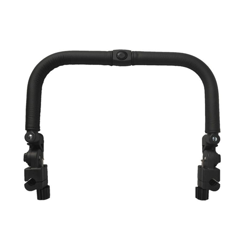 Baby Strollers Armrest Black PU Leather Handrail Front Handle, - TikTok ...