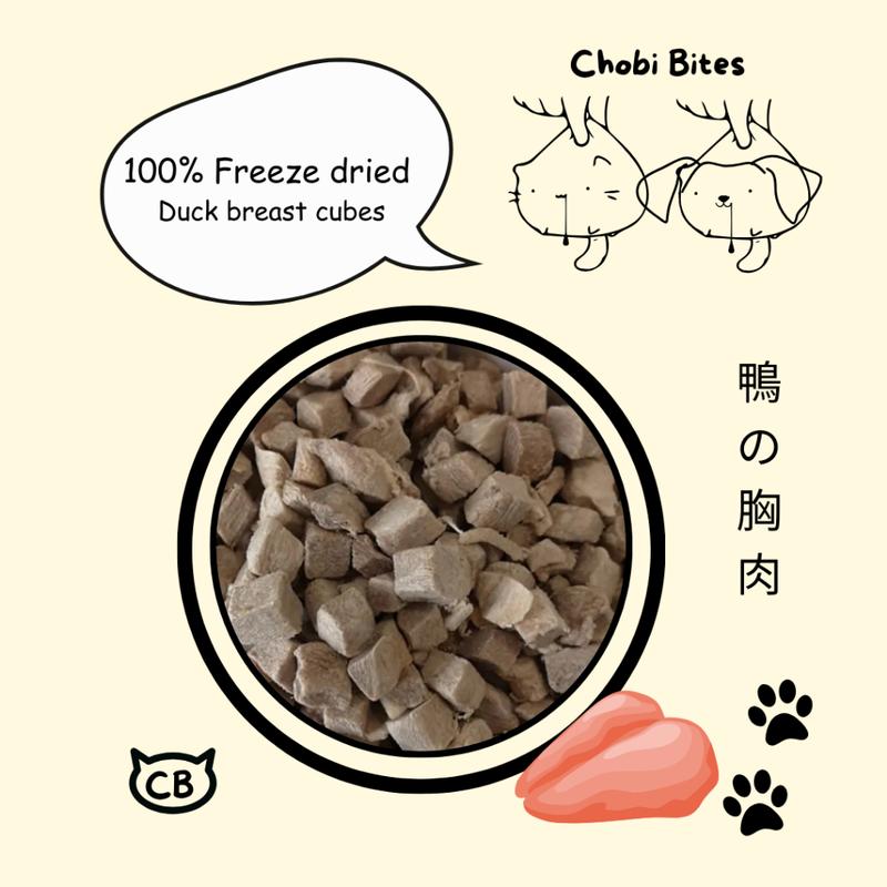 CB Chobi Bites | 100% Freeze Dried Duck Breast cubes for Cat - TikTok ...