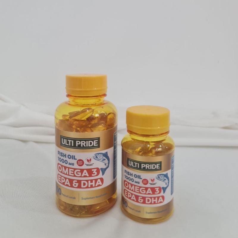 ULTI PRIDE FISH OIL 1000MG OMEGA 3 - EPA&DHA (30 Kapsul) - Shop | Tokopedia