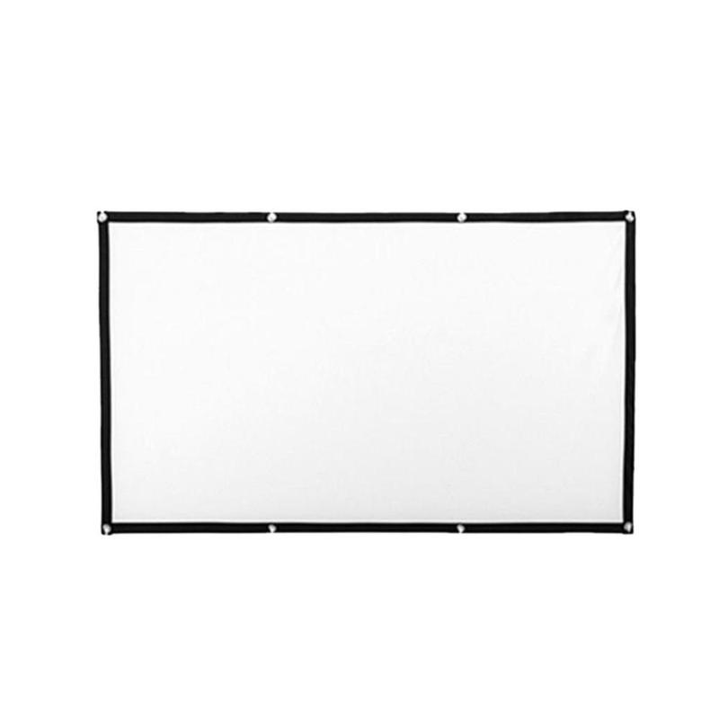 60'' Soft Projector Screen Film Home Cinema Movie Screen Projection ...