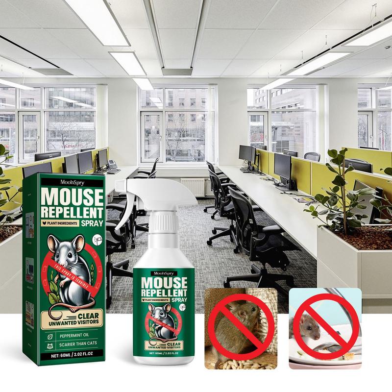 Mouse Repel Spray Mice Deter Solution Mouse Spray Fast Acting Roach ...