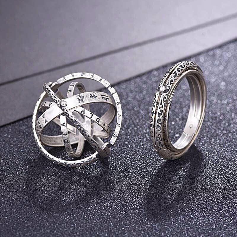 Transformation ring necklace male tide astronomical ball couple ...