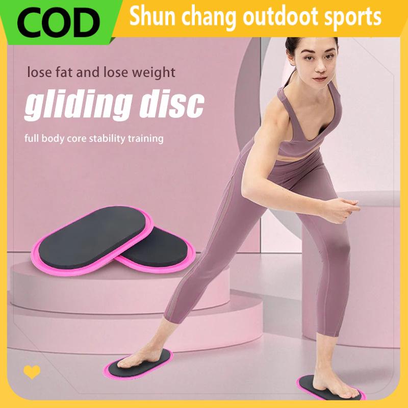 a pair Dual Sided Gliding Discs Core Sliders Core Fitness Training ...