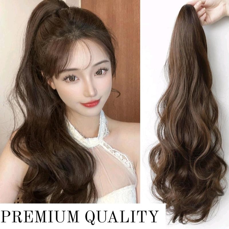 RAMBUT PALSU HAIR CLIP EKSTENSION RAMBUT PONYTAIL KERITING CURLY - Shop ...